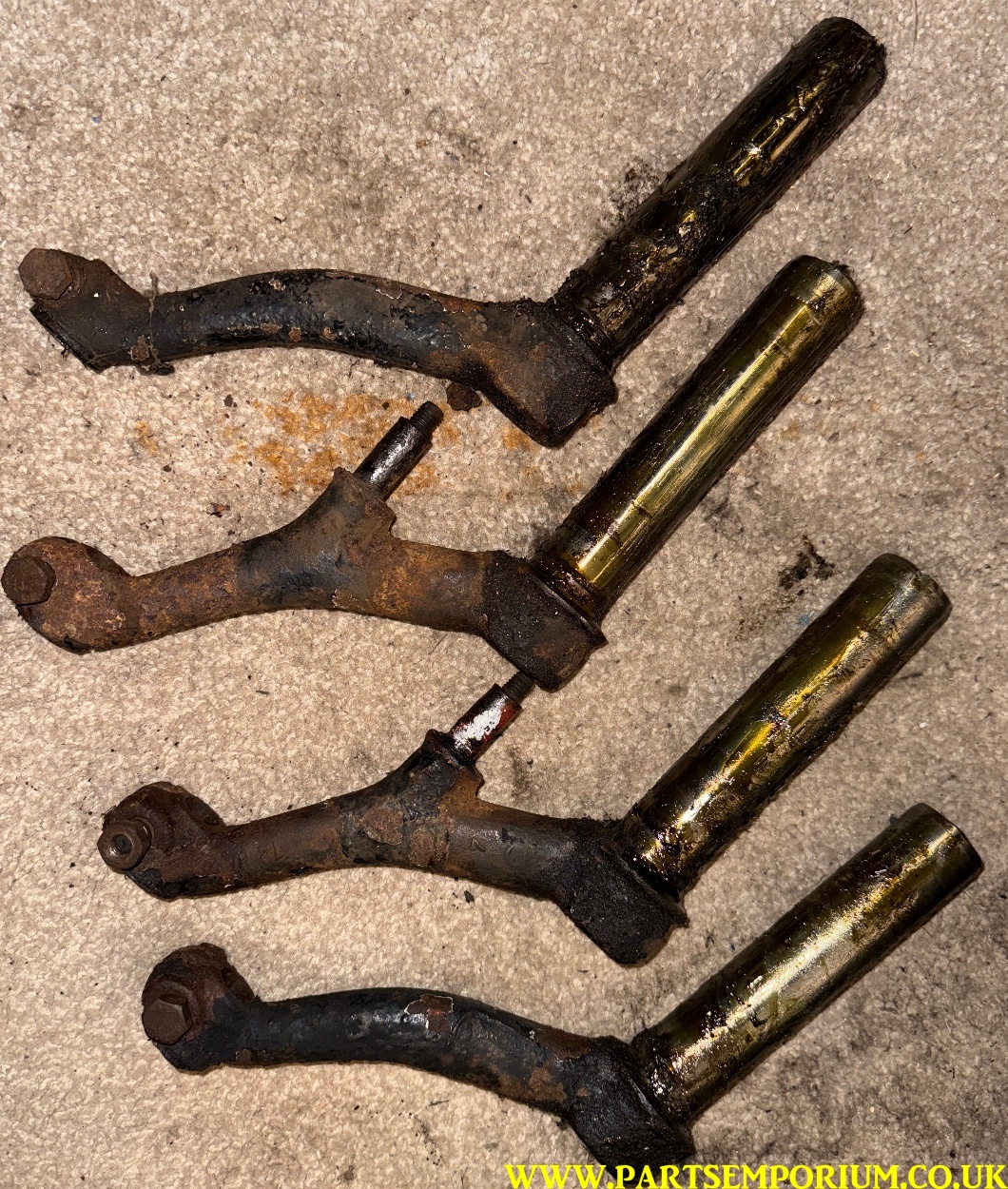 VW Beetle king and link pin front suspension trailing arms – Parts Emporium